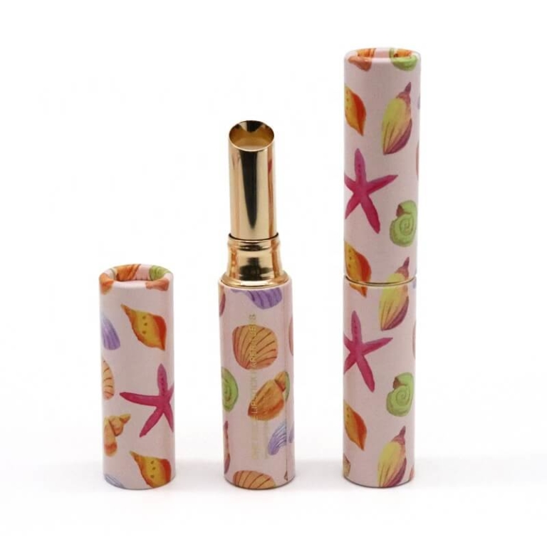 Custom Lipstick Tubes - Slanted Twist Up Tube - Custom Printed Tubes